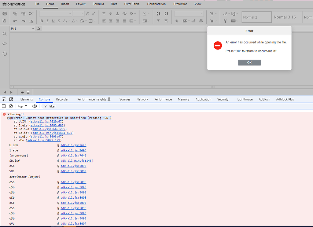 Error: Uncaught TypeError: Cannot read properties of undefined (reading ... Error: Uncaught TypeError: Cannot read properties of undefined (reading ...